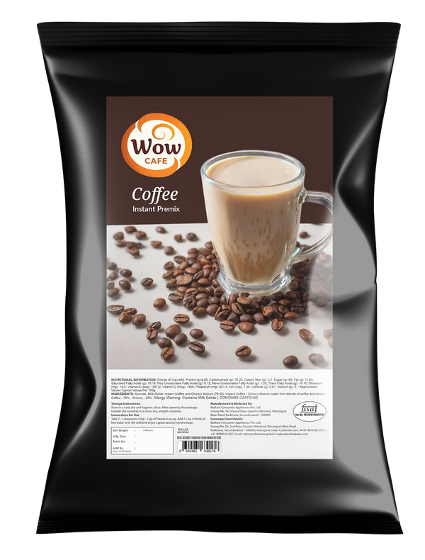 WOW Cafe Coffee Premix 1 Kg – cafedesireonline.com